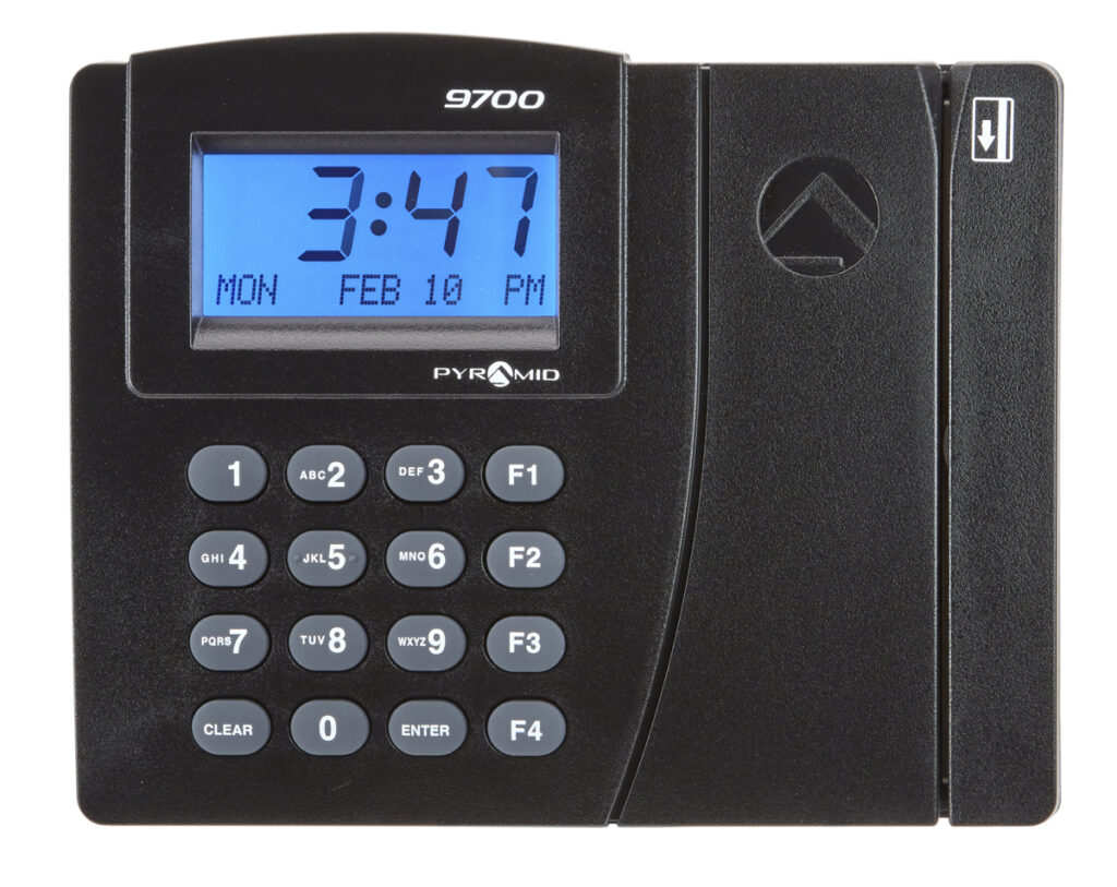 PSDLAUBKK TimeTrax™ Elite Swipe Time Clock, Ethernet - Pyramid Time Systems