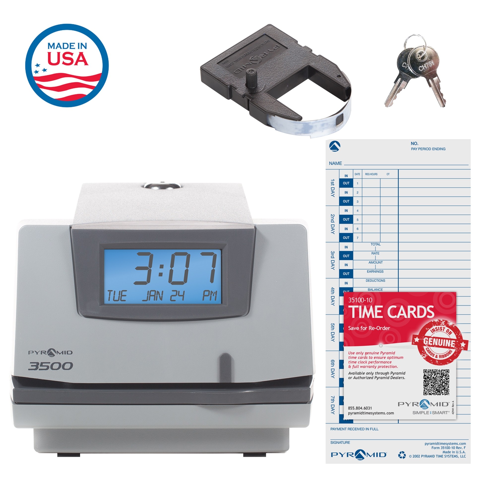 Manual Punch Clocks Archives - Pyramid Time Systems