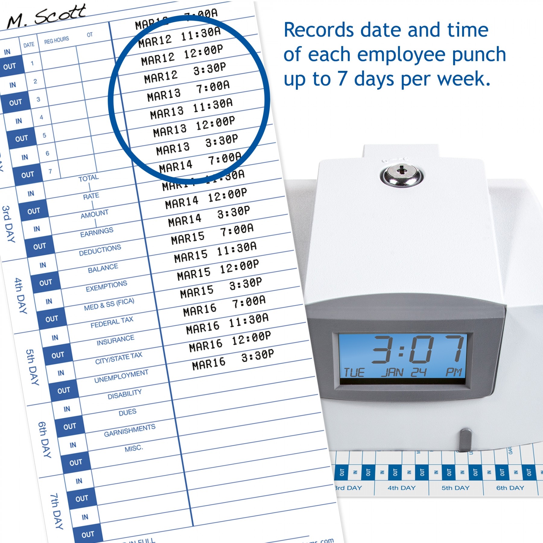 Pyramid 3760 time clock time punch with key - munimoro.gob.pe