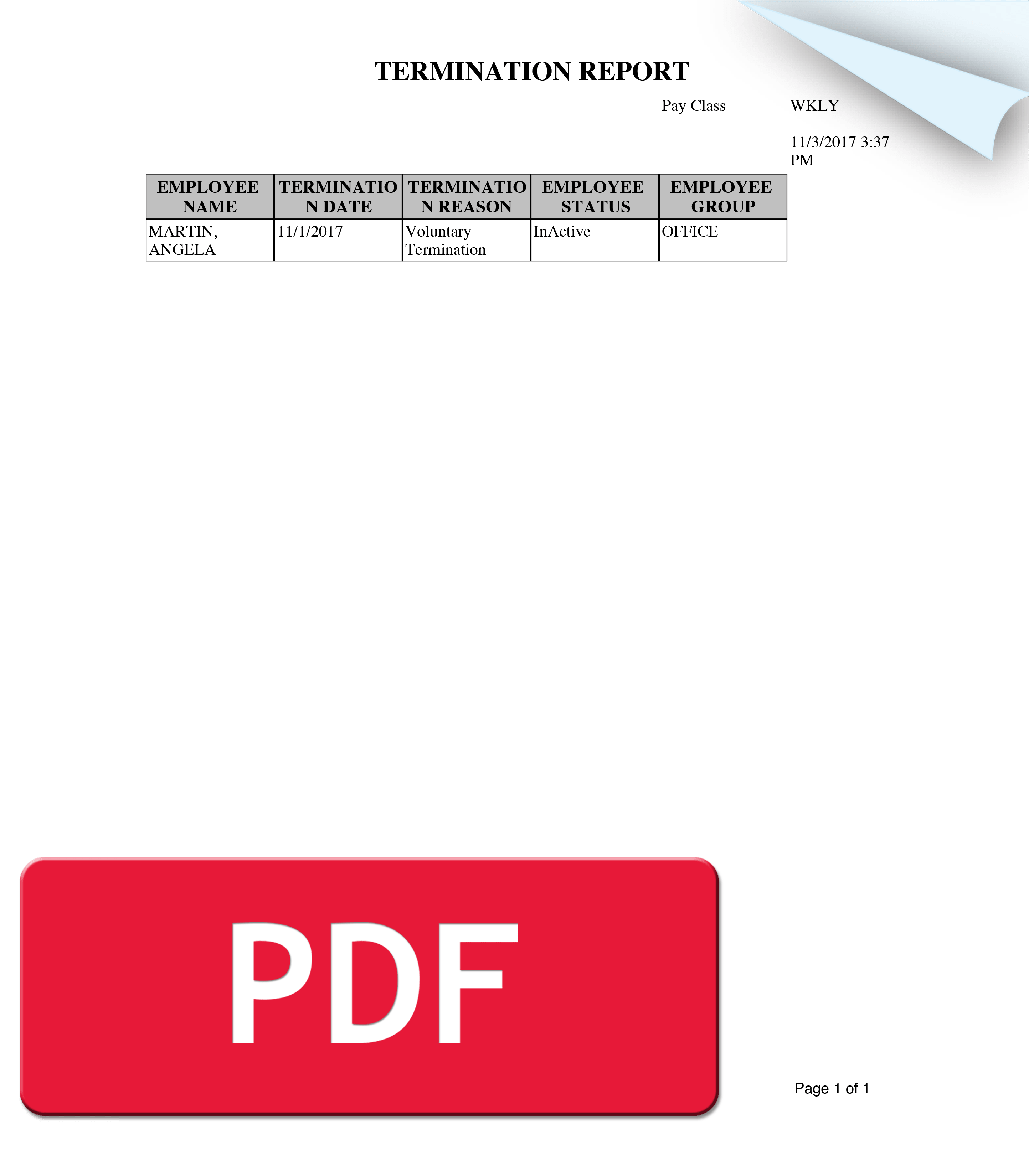 Timetrax sample reports - Pyramid Time Systems